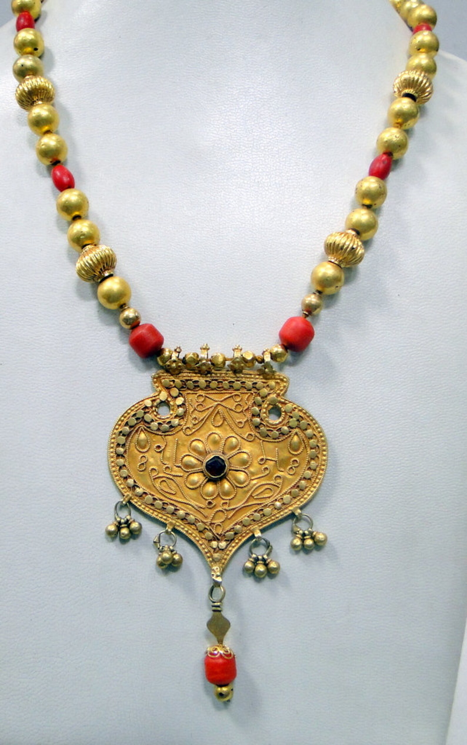 Rajasthan Gold Necklace, From India, Central Asia Jewellery, Ethnic and ...