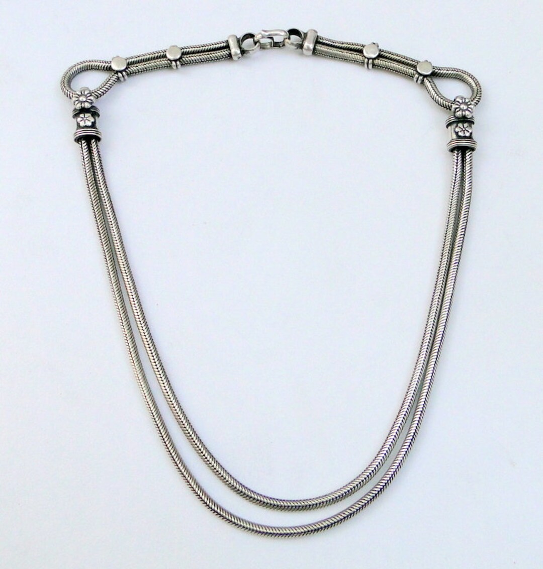 Ethnic Solid Silver Rope Chain Necklace Jewelry 9498 - Etsy