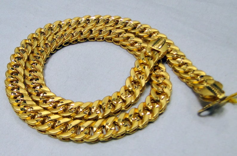 Gold Chain 22k Gold Thick Necklace 22 K Jewellery - Etsy