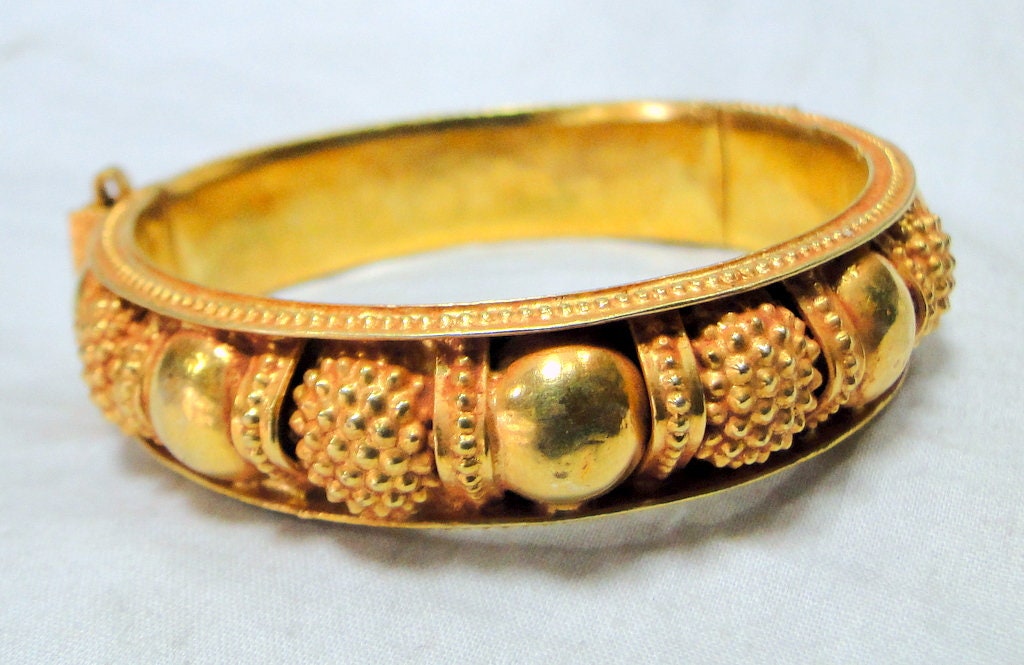 Gold Bangle 22 K Gold Handmade Bangle Bracelet Cuff Jewelry 11936 - Etsy