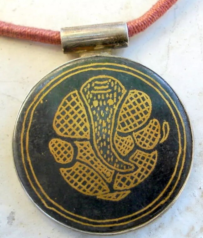 Lord Ganesha Pendant Bidari Work Gold & Sterling Silver Jewelry - Etsy