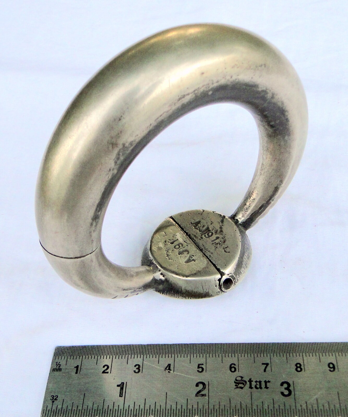 Ethnic Tribal Old Silver Hinge Bracelet Bangle Cuff Rajasthan - Etsy