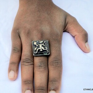 Vintage Antique Ethnic Tribal Old Silver Lord Hanuman Ring | Etsy