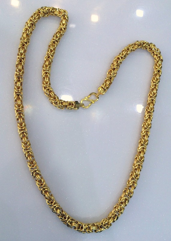 Gold Chain 22 K Gold Link Chain Fine Jewelry Necklace Etsy UK