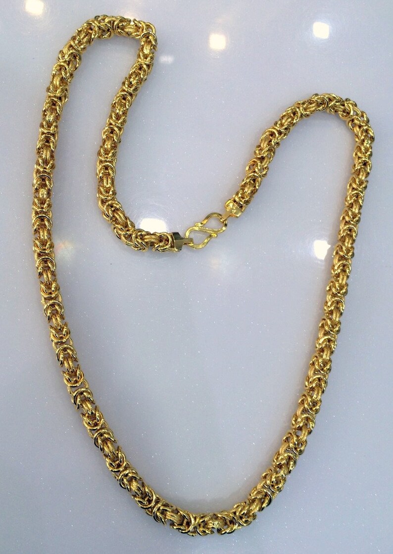 Gold Chain 22 K Gold Link Chain Fine Jewelry Necklace - Etsy