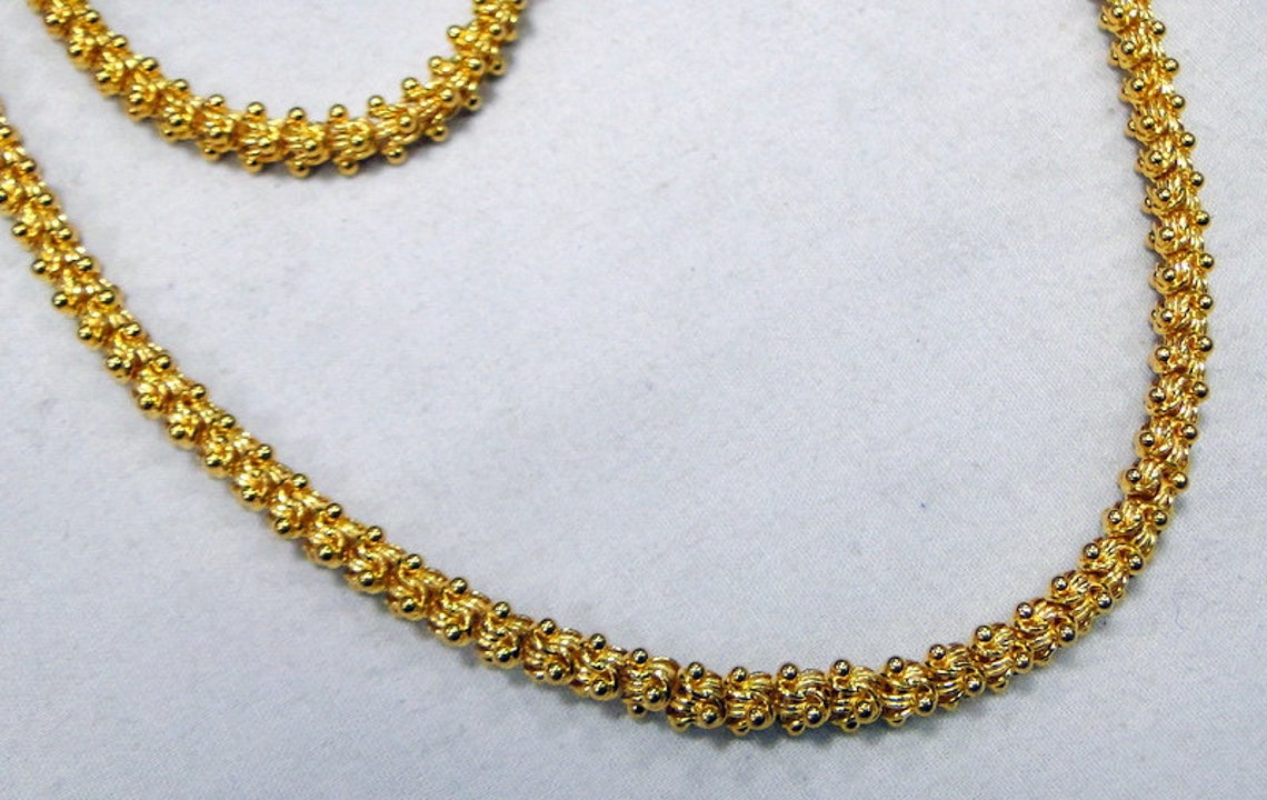 Gold Chain 22k Gold Necklace 22 K Jewellery 11862 - Etsy