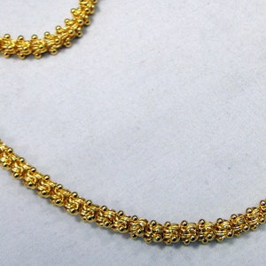 Gold Chain 22k Gold Necklace 22 K Jewellery 11862 - Etsy