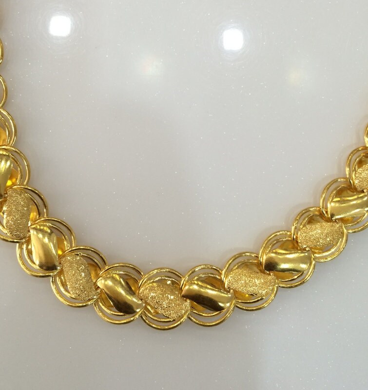 Gold Chain 22 K Gold Link Chain Fine Jewelry - Etsy