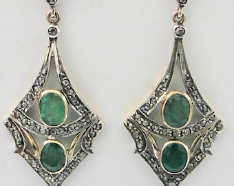 Vintage Victorian Tanzanite Gemstone Diamond Dangle Gold | Etsy