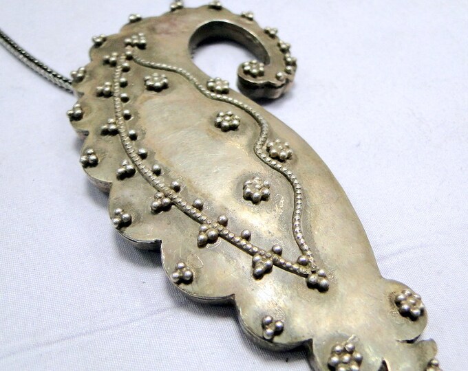 925 Silver Necklace Long Beads Strand Necklace 11180 - Etsy