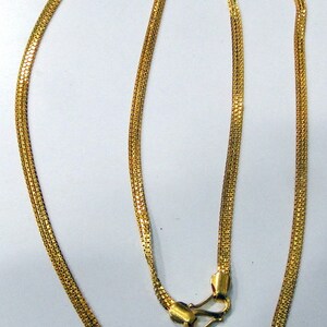 Pure 22k Solid Yellow Gold Chain Necklace for Men Women Anniversary ...