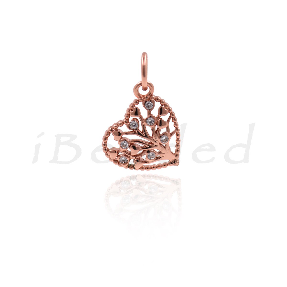 Heart Shape Pendantlife of Tree Pendant Gold Plated Brass - Etsy