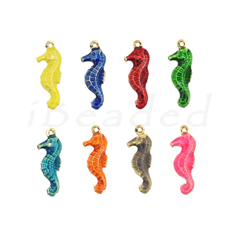 Seahorse Charm - Etsy