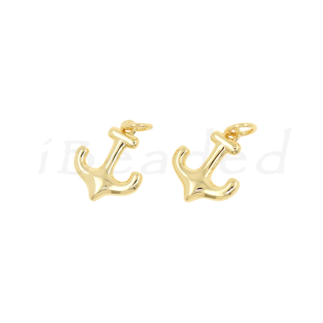 18K Filled Gold Arrow Pendant, Arrow Charm, Simple Jewelry for DIY ...