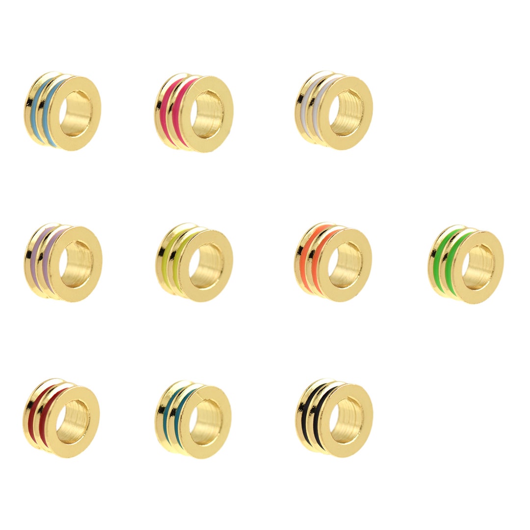 Simple Brass Enamel Ring, Colorful Ring, Enamel Ring, Minimalism ...