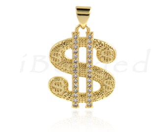 Dollar Sign Necklace - Etsy