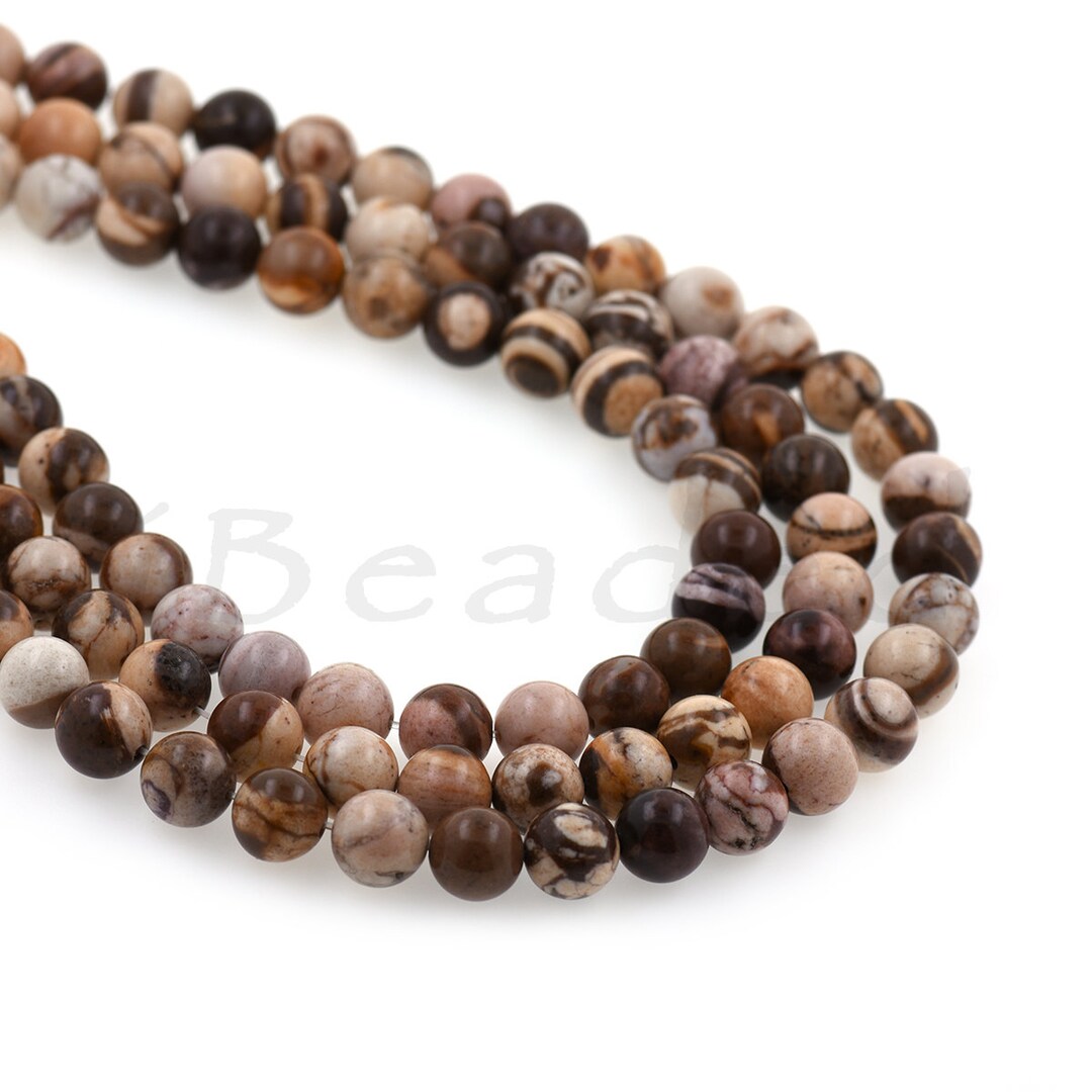 Natural Zebra Jasper Stone,brown Zebra Jasper Gemstone,loose Beads ...