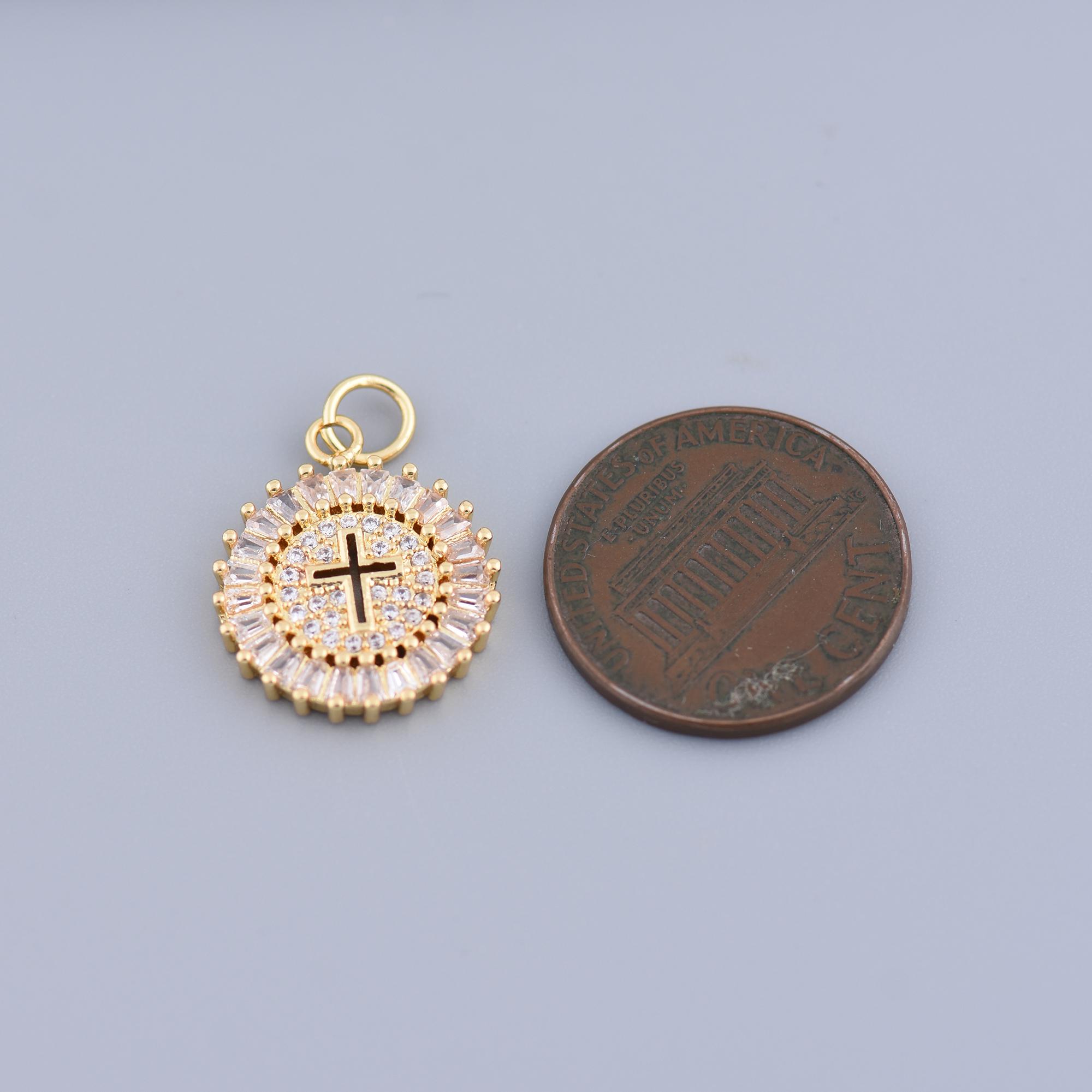 Cross Pendant Necklace,cutout Cross Necklace,gold Cross Necklace,cut ...