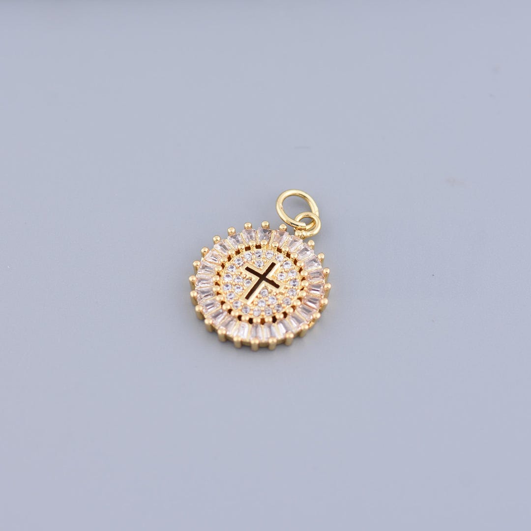Cross Pendant Necklace,cutout Cross Necklace,gold Cross Necklace,cut ...