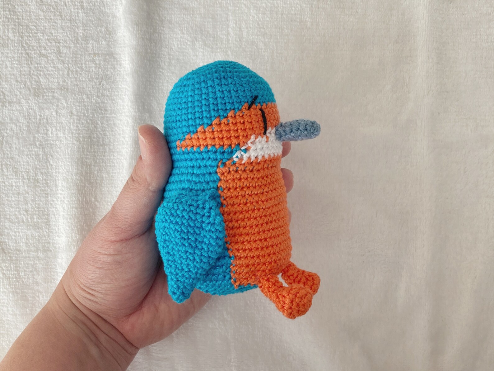 Crochet Pattern Amigurumi Kingfisher Eddie, PDF Instructions German for ...