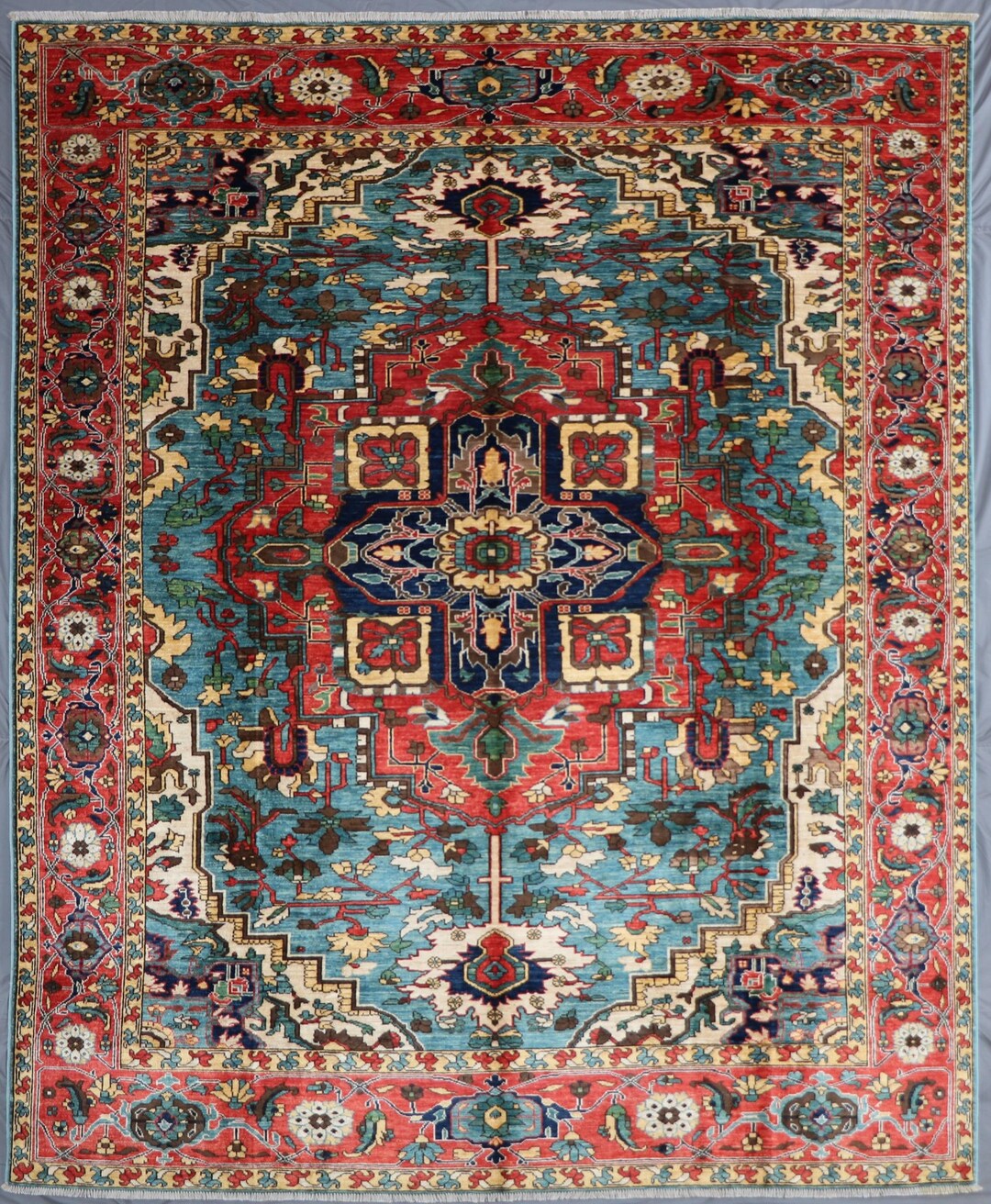 Afghan Rug 8x10 Handmade Afghan Turkmen Serapi Design Tribal - Etsy