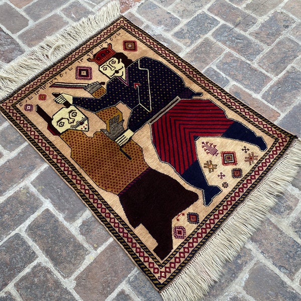 Pictorial Rug - Etsy