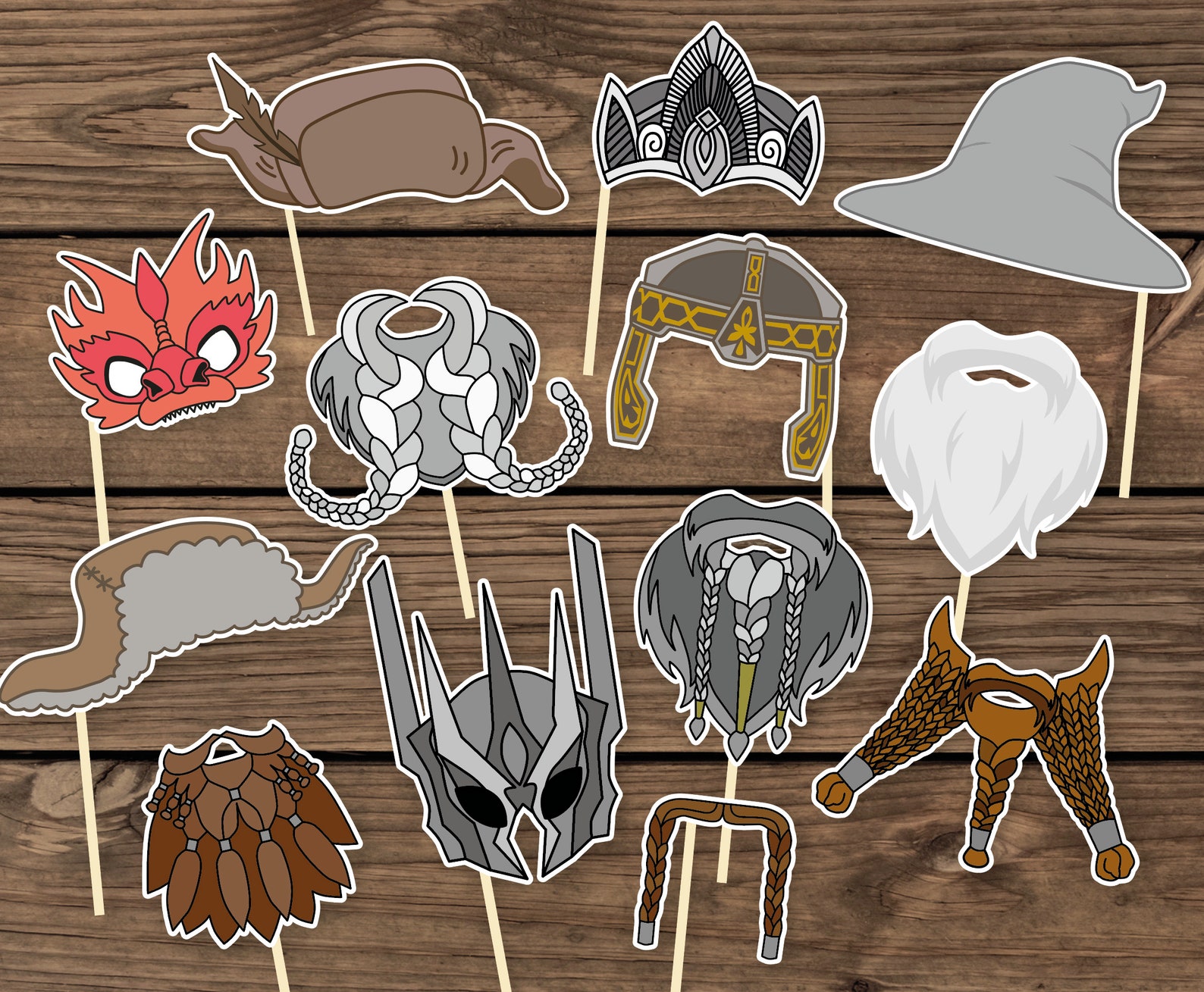 Lord of the Rings Inspired Props LOTR Props TV Series Party - Etsy