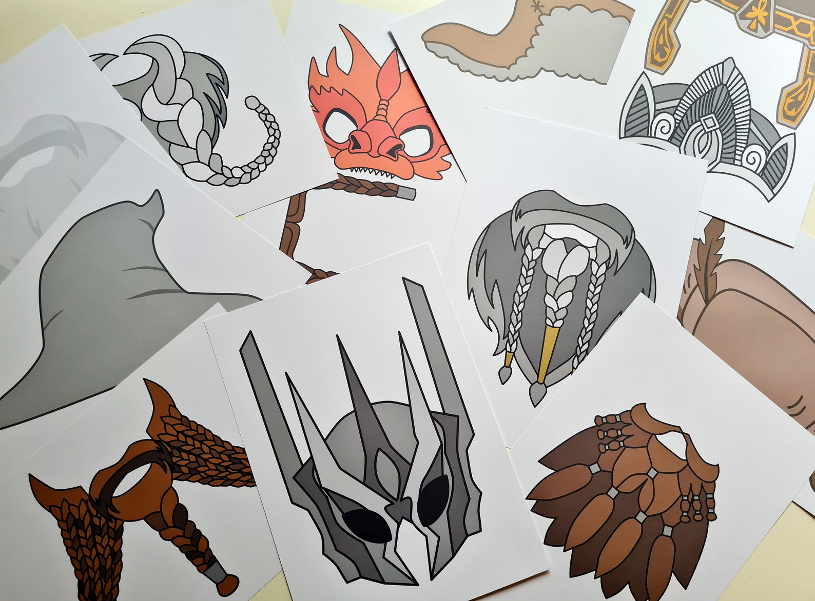 Printed Lord of the rings inspired props LOTR props TV | Etsy