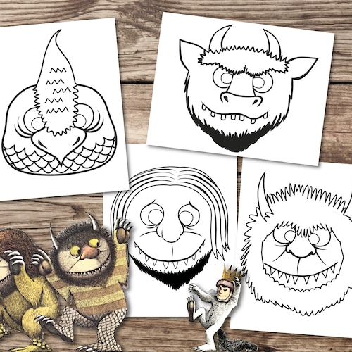 Free Coloring Pages Where The Wild Things Are