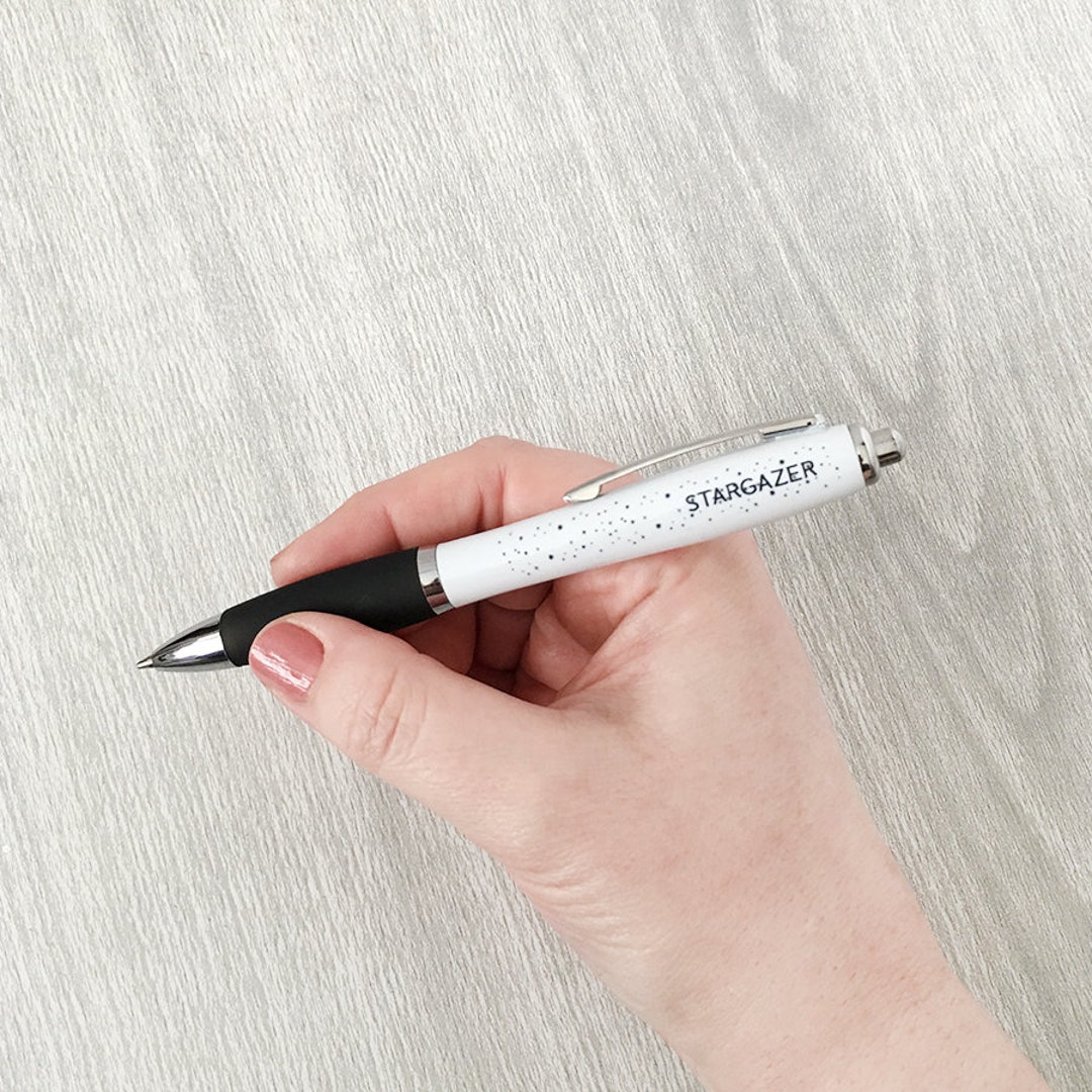 Stargazer Pen Motivational Gift Thank You Gift Black Pen Star Gift ...