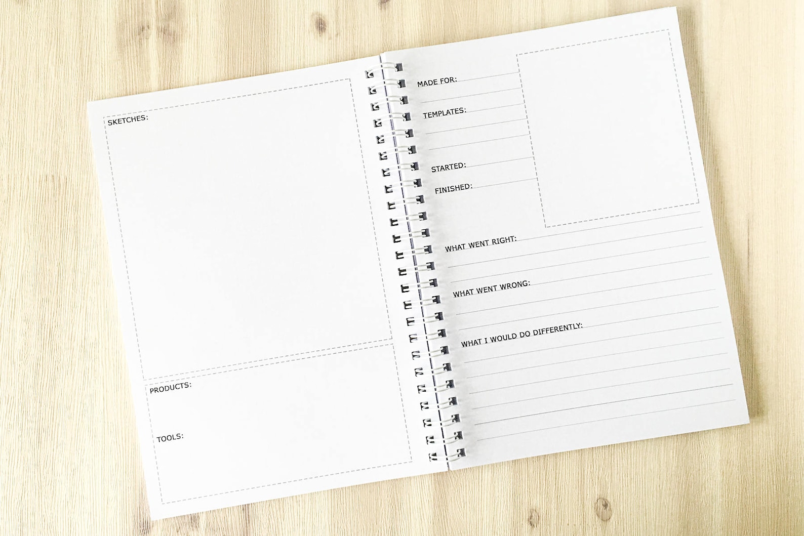 Craft Journal Downloadable Pages Extra Pages for Sew Crafty | Etsy