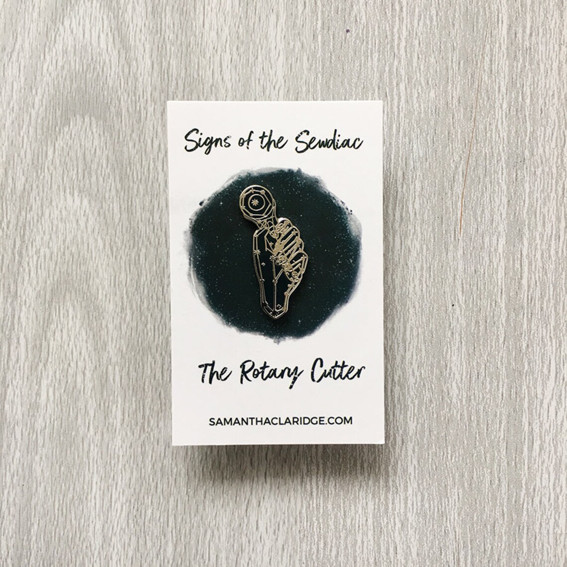 Sewing Enamel Pin Badge Rotary Cutter Star Constellation - Etsy