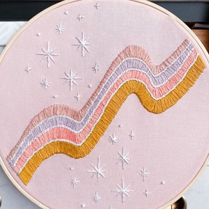Skyscape Embroidery - Embroidery Pattern - Downloadable - Digital- PDF ...