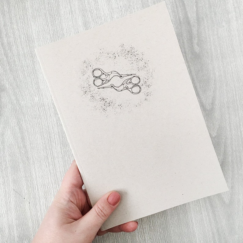 A5 Sewing Notebook - Journal for Dressmakers - Dotted Notebook - Dots ...