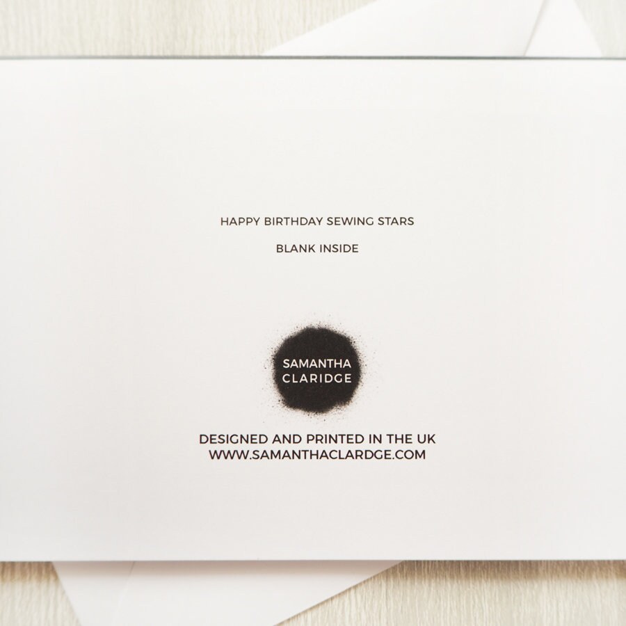 Sewing Machine Happy Birthday Greetings Card Sewing Birthday - Etsy UK