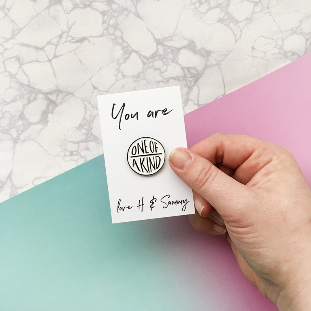 One of a Kind Enamel Pin Badge - Pin Lover Gift - OOAK Gift ...