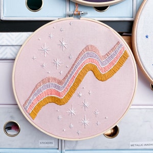 Skyscape Embroidery - Embroidery Pattern - Downloadable - Digital- PDF ...