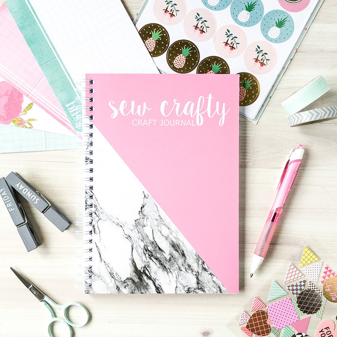Craft Journal Downloadable Pages - Extra Pages for Sew Crafty Craft ...