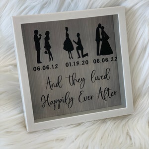 Life Story Picture Frame Shadowbox Personalized Custom Family Event ...