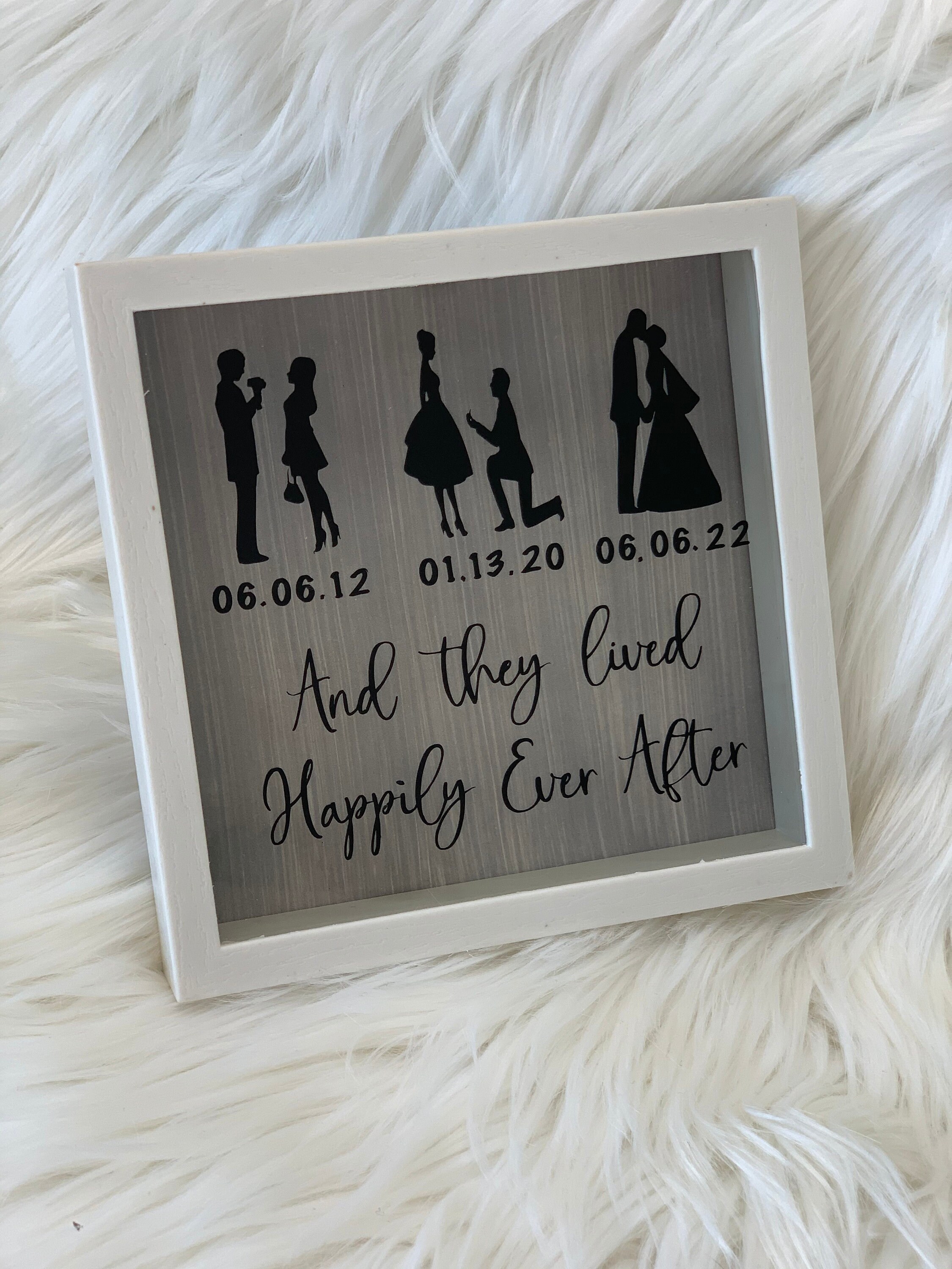 Life Story Picture Frame Shadowbox Personalized Custom Family | Etsy