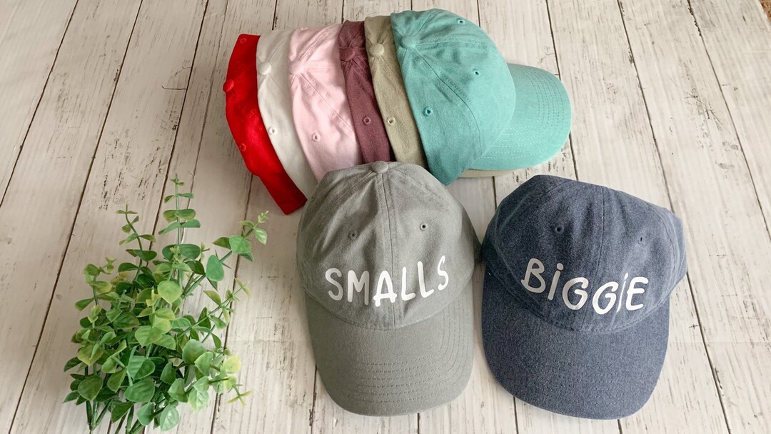 Biggie & Smalls Matching Adjustable Hat Baseball Cap Son Daughter Boy ...