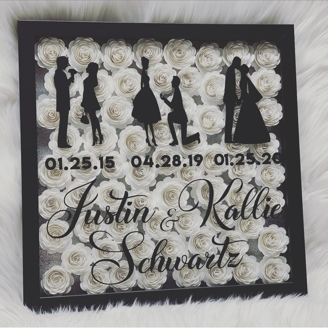 Life Story Picture Frame Shadowbox Personalized Custom Family | Etsy