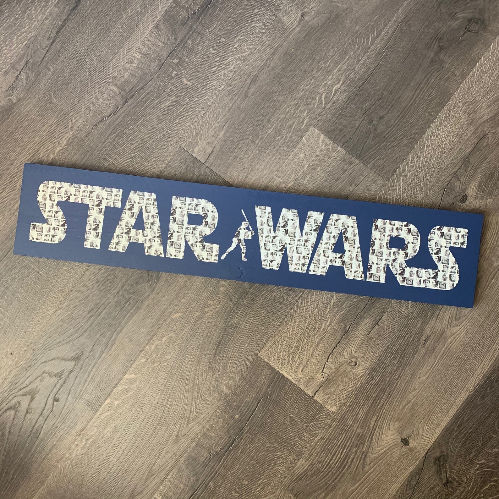 Star Wars Wood Sign Personalized Logo Picture Home Decor Board Yoda ...
