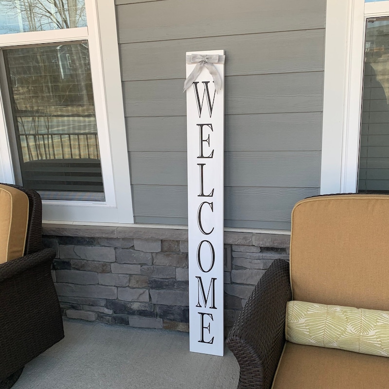 Burlap Welcome Sign - Etsy