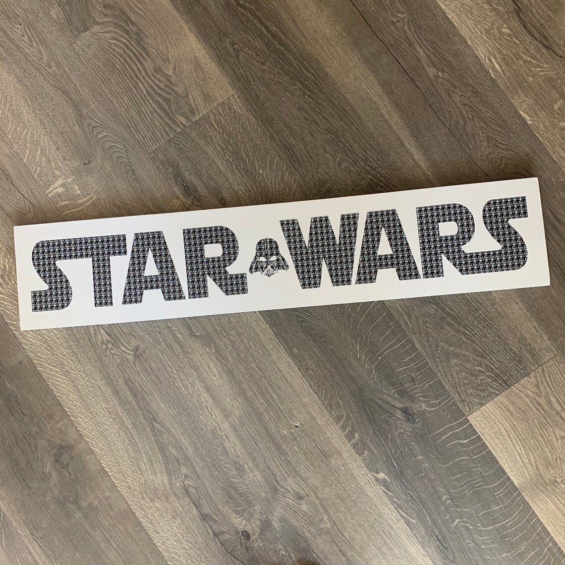 Star Wars Wood Sign Personalized Logo Picture Home Decor Board Yoda ...