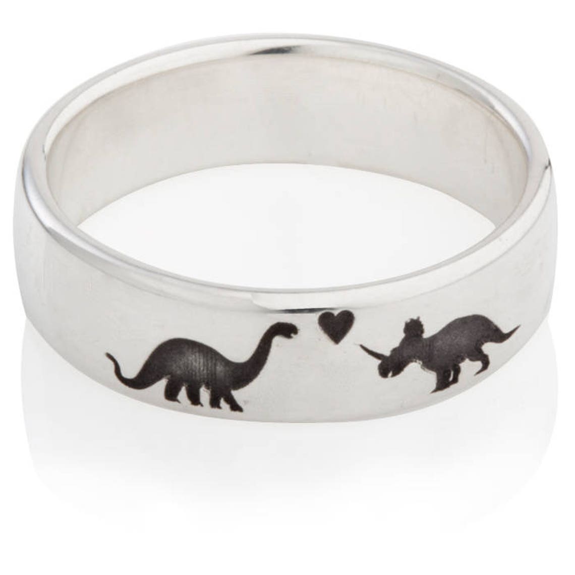 Dinosaur Ring Dinosaur Wedding Ring Dinosaur Fossil Ring Triceratops ...