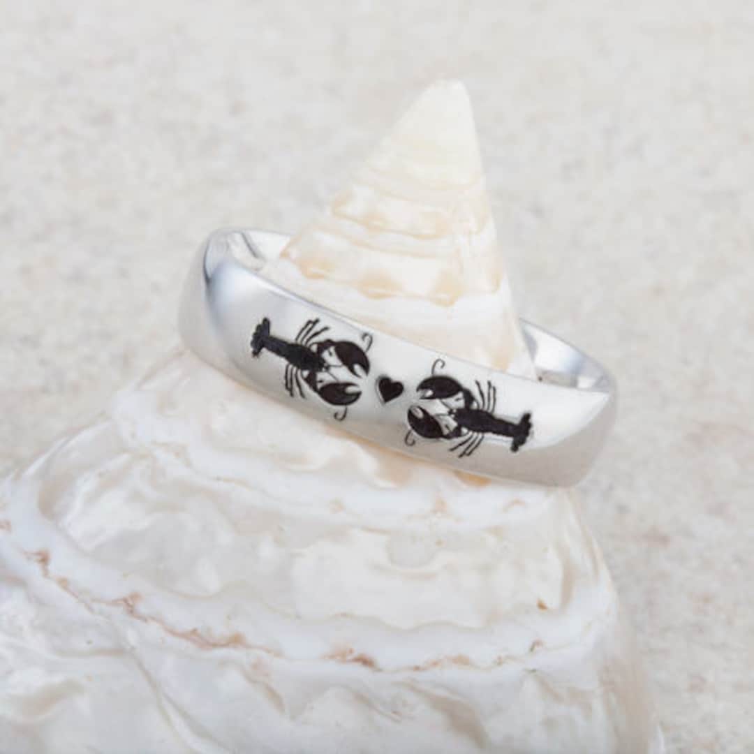 You Are My Lobster Laser Engraved Ring - Etsy