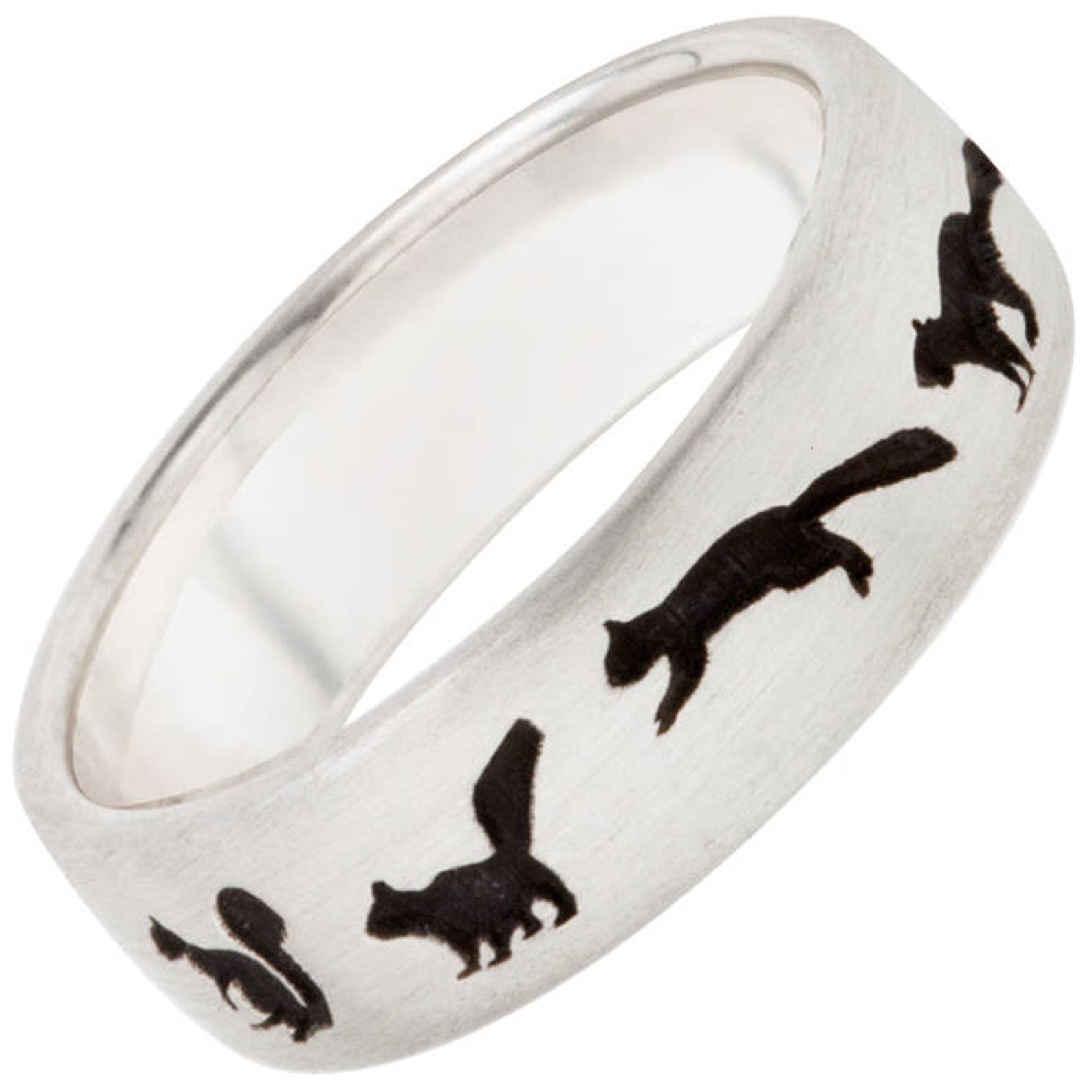 Squirrel Ring Squirrel Jewelry Silver Squirrel - Etsy