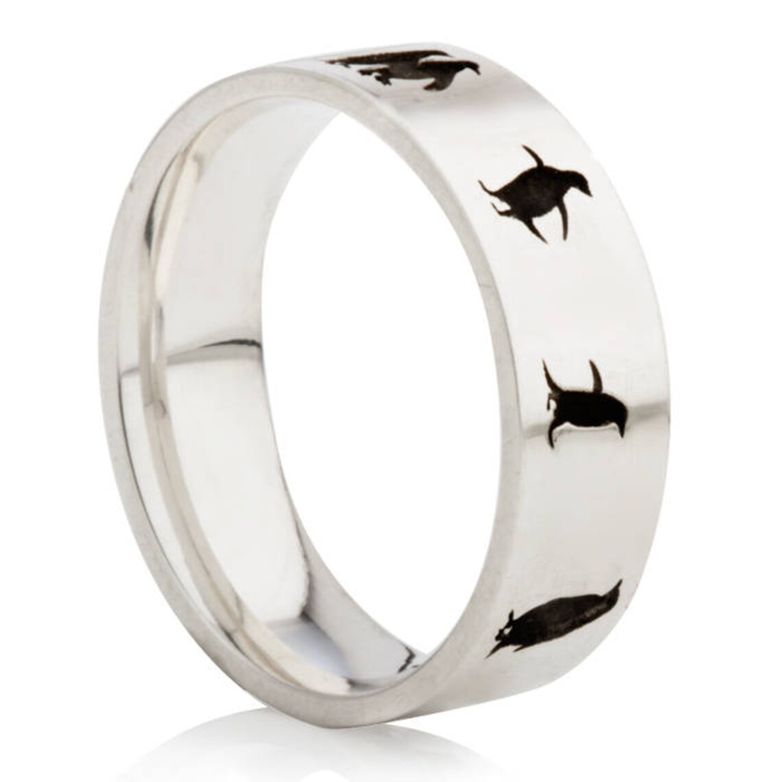 Penguin Jewelry Silver Penguin Ring Penguin Gift Penguin Ring - Etsy