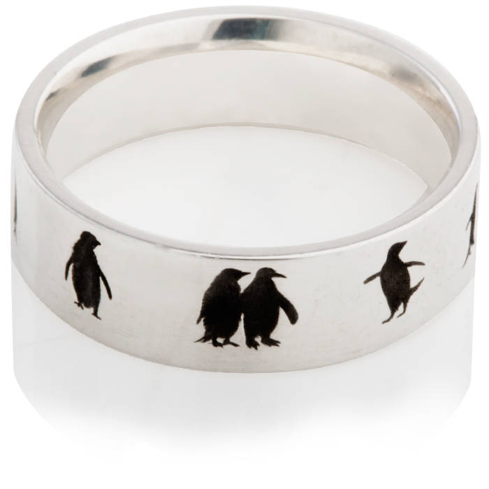 Penguin Jewelry Silver Penguin Ring Penguin Gift Penguin Ring - Etsy